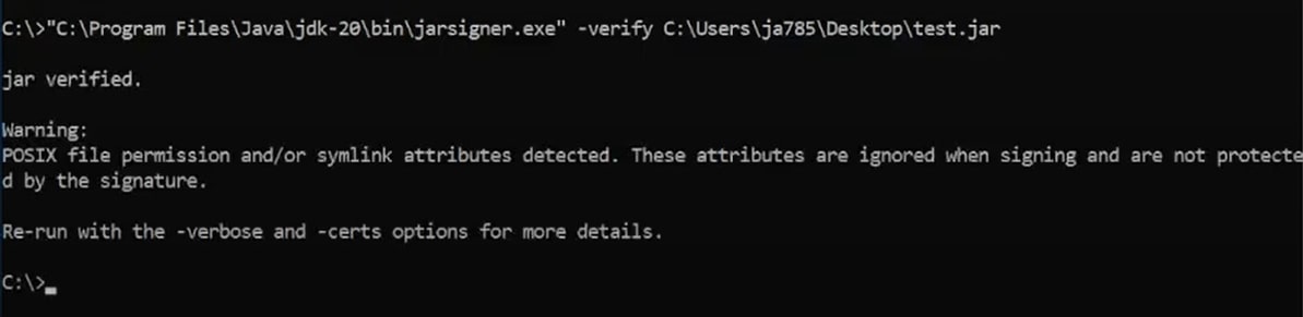 Signing Jar Files With Jarsigner Using CodeSign Secure