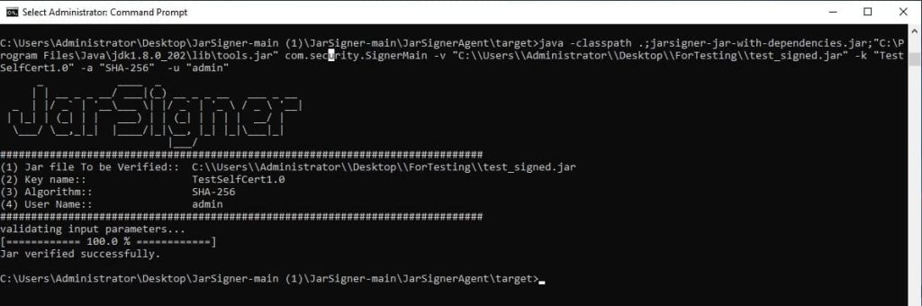 Signing Jar Files With Jarsigner Using CodeSign Secure