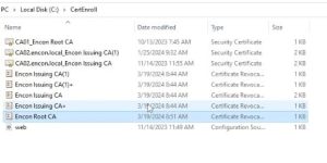Publishing Root CA's Certificate Revocation List (CRL)