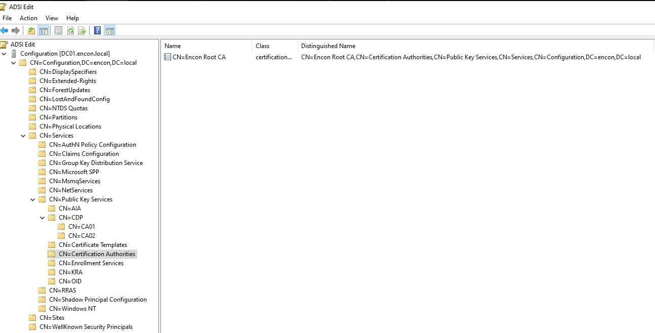 Demystify Active Directory Certificate Services Containers