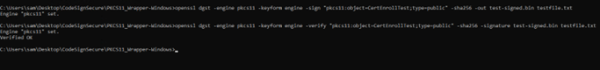 Openssl Signing With Ecs Pkcs11 Wrapper Encryption Consulting