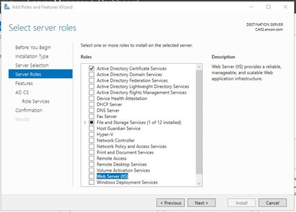 Microsoft Active Directory Certificate Services