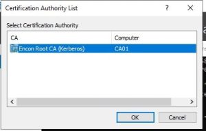 Microsoft Active Directory Certificate Services