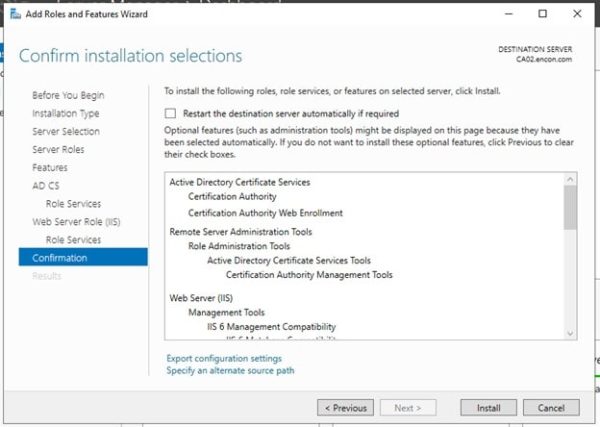 Microsoft Active Directory Certificate Services