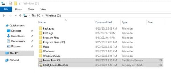 Microsoft Active Directory Certificate Services
