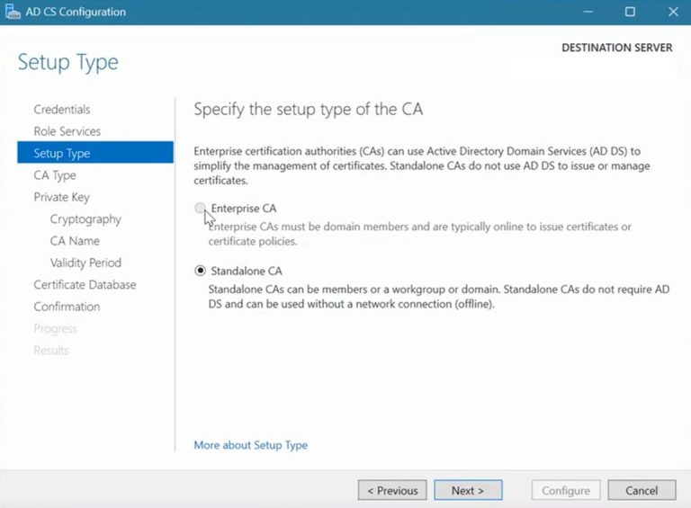 Common PKI Setup Issues: Grayed Out Enterprise CA Button | Encryption Consulting